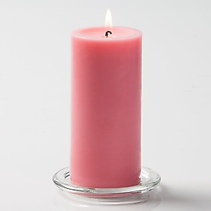 Richland® 3" X 6" Hand Poured Pink Pillar Candle