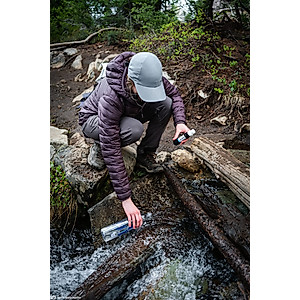 Sawyer Products SP2306 Dual Threaded MINI Plus Water Filtration System w/ Faucet Adapter for Boil Alerts (Package May Vary) , White