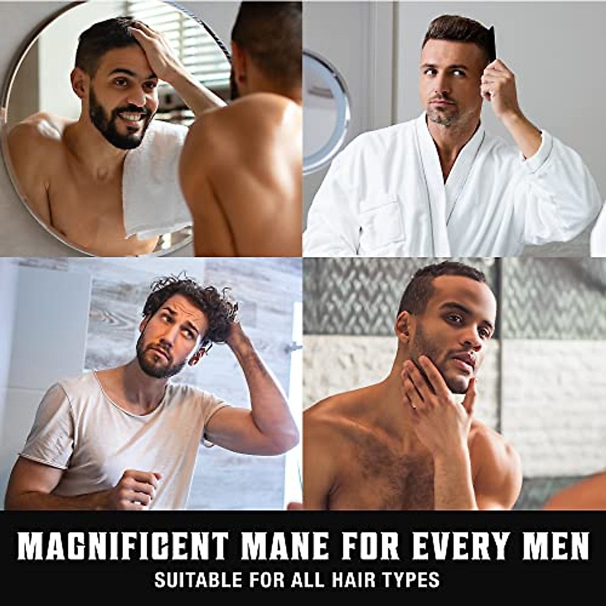 Viking Revolution Tea Tree Shampoo and Conditioner Set - Hydrates, Moisturizes & Soothes Dry and Itchy Scalps - With Natural Tea Tree Oil - 17 oz