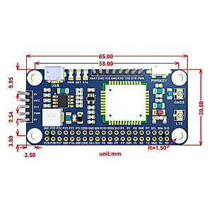 NB-IoT/Cat-M(eMTC)/GNSS HAT for Raspberry Pi Based on SIM7080G Supports Protocols as TCP/UDP/HTTP/HTTPS/TLS/DTLS/PING/LWM2M/COAP/MQTT Globally Applicable