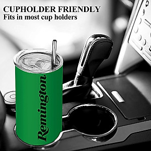 20oz Tumbler Gift for Men Shotgun Shell Style Insulated Skinny Tumblers Cup Coffee Mug with Lid Creativity Gift 20oz Reusable Stainless Steel Water Bottle for Hot & Cold Drinks Tea Cup