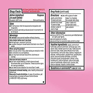 Equate Women's Laxative Bisacodyl USP 5mg