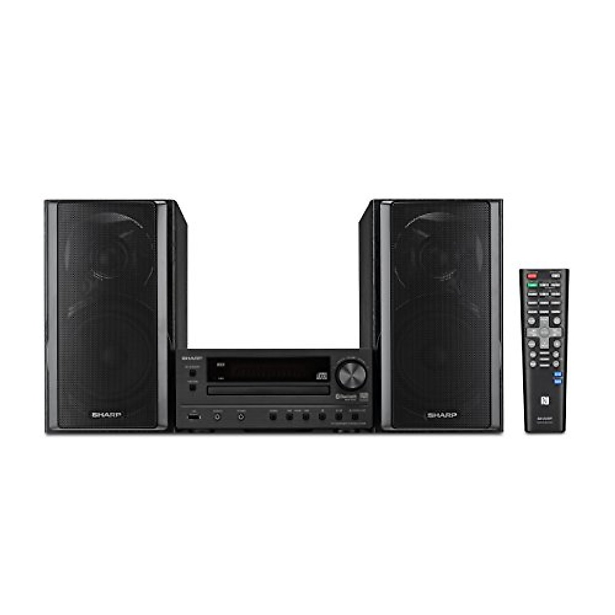 Sharp XL-HF203B Hi-Fi Component Stereo Speaker System with High Resolution Audio