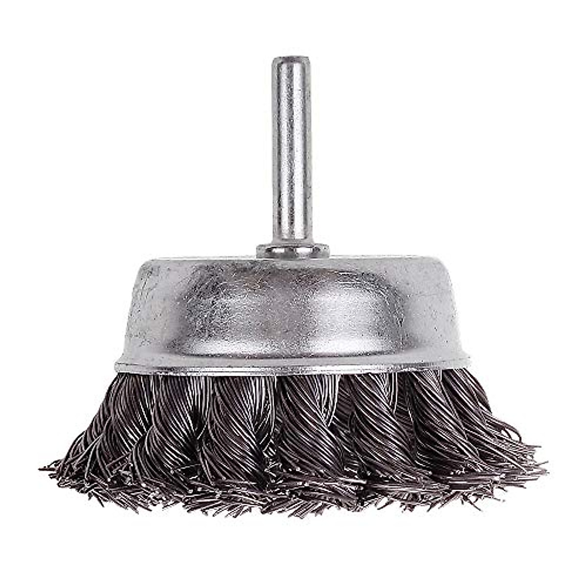 Rocaris 6 Pack Wire Wheels Brush, 3 Inch Knotted and Plated Crimped and 1-Inch Carbon Knot Wire End Brush, Cup Wire Wheels Brush Set Perfect For Removal of Rust/Corrosion/Paint