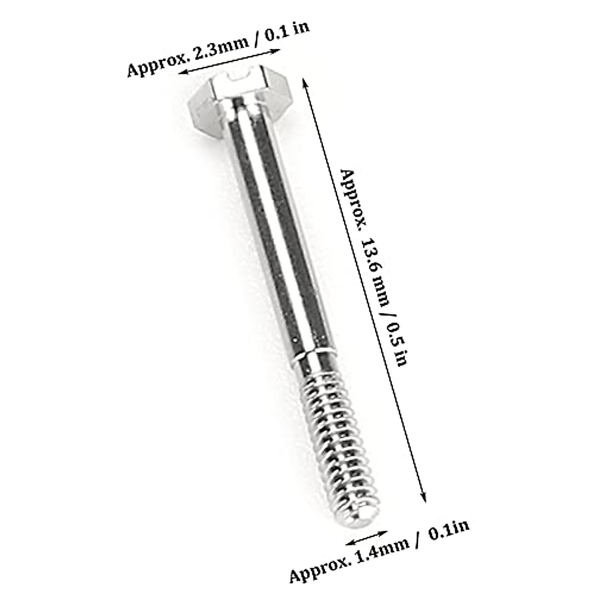 Flat Head Screw, Slot Screw Alloy for Computer Repair Shop for Amateurs