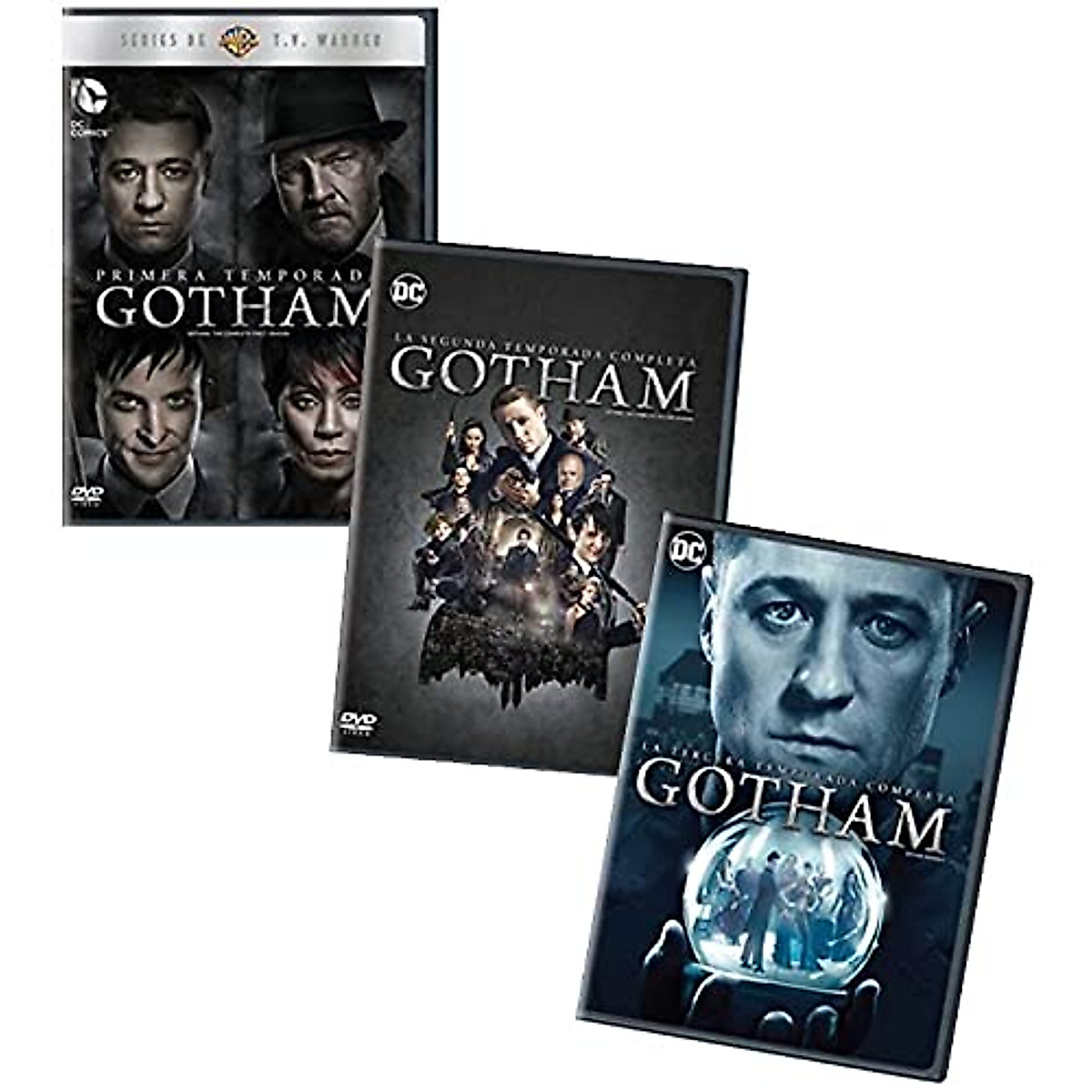 Gotham: The First Three Seasons Batman DVD Collection – The Complete First, Second & Third Seasons 1, 2, 3) [Region 1, Spanish Artwork]