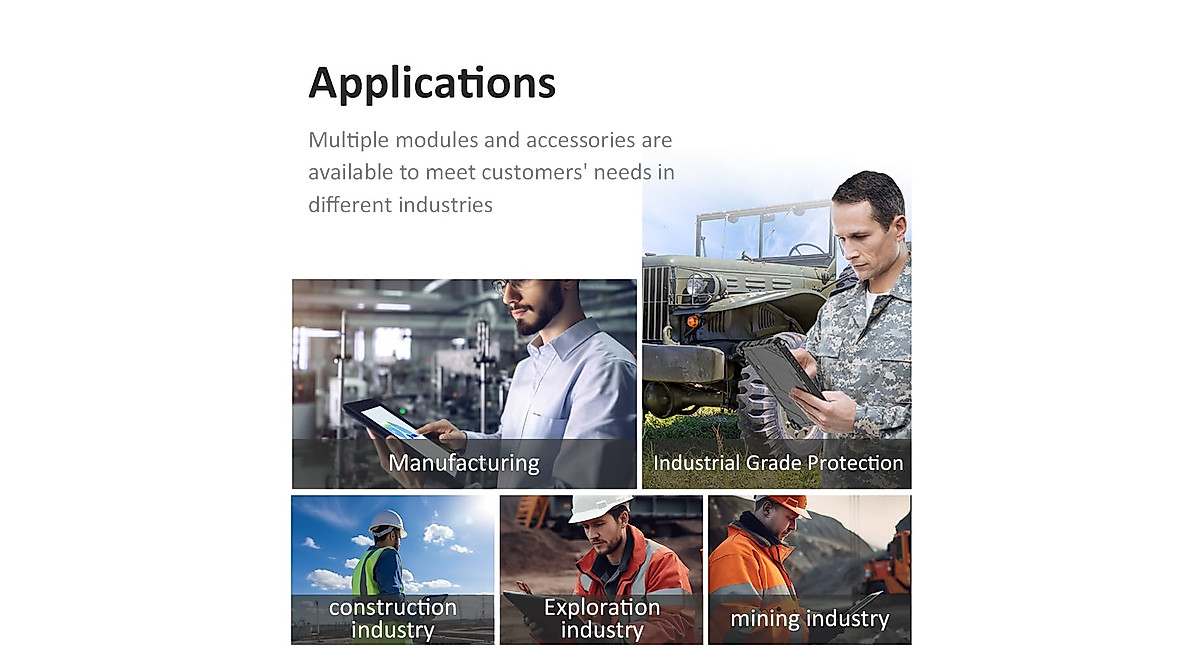 SunKol 10.1" IP67 Rugged Tablet (N5100 8GB+256GB) Windows 11 Pro ...