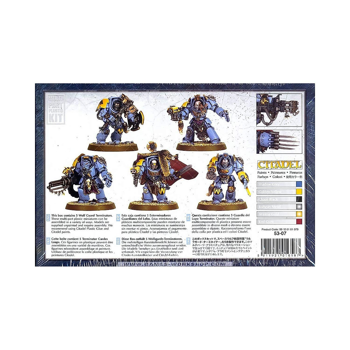 Games Workshop Wolf Guard Space Marine Terminator Squad Warhammer 40k