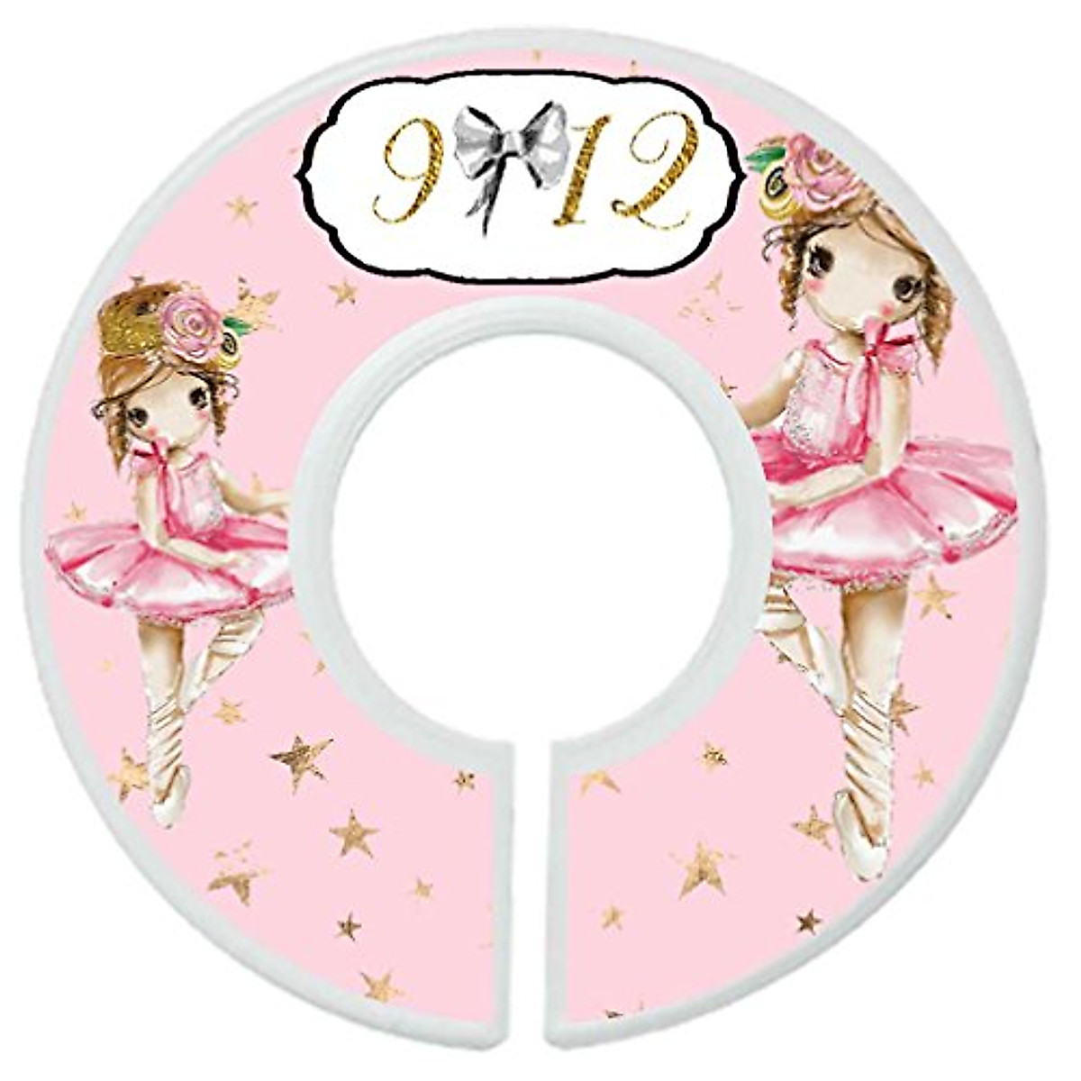 Mumsy Goose Nursery Closet Dividers Closet Organizers Baby Girl Clothes Dividers Ballerina