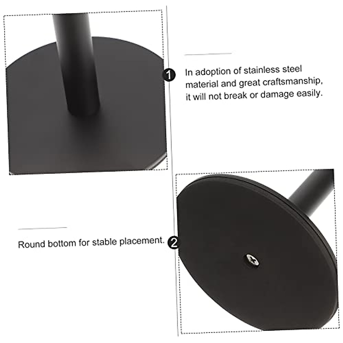 3pcs Vertical Towel Rack Standing Towel Holder Towel Holder Stand Bathroom Towel Holder Countertop Towel Rack Towel Storage Holder Standing Towel Rack Towel Stand Hand Towel Holder