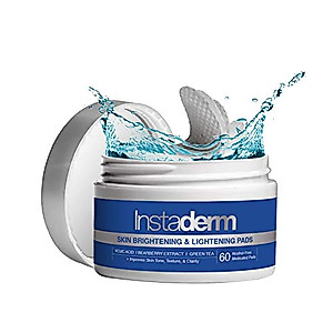 Brightening Exfoliating Peel Pads- Fades & Exfoliates Away Stubborn Dark Spots, Sunspots, Age Spots, Acne Scars & Freckles. Reverse Years of Damage Skin for Face & Body with Lightening Resurfacing Pads.