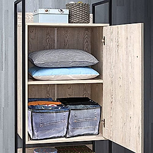 Ma Investments Wardrobe Clothes Organizer with 7 Grids | 2 Pack Washable Mesh Drawer Organizers for Clothing Neat and Tidy Folded Jeans, Leggings, Shirts More, Black