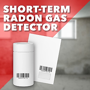 LABPRO Short-Term Radon Test Kit for Home, EPA Certified Radon Detection - Includes 1 Detector for Quick Radon Assessment - Lab Analysis & Return Mailer Included - Prompt & Dependable Radon Testing
