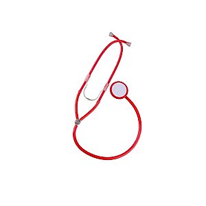 Muzrunq Nurse Stethoscope Toy Halloween Role Play Cosplay Costume Props Adults Nurse Accessories Halloween Party Supplies Red 1 Pack.