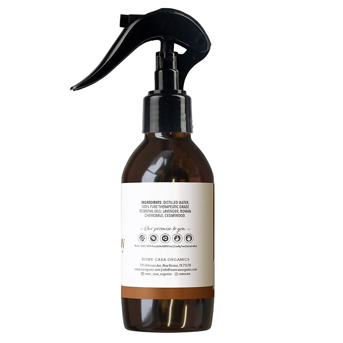 Rowe Casa Organics Doggy Calming Spray - All Natural Dog Calming Aromatherapy Spray Made with Lavender Essential Oils to Help Reduce Stress and Anxiety Quickly