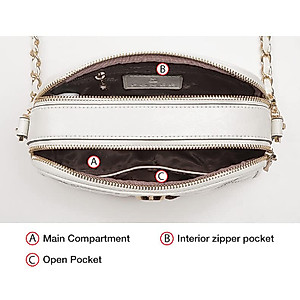 Leather Crossbody Bags for Women, Genuine Leather Women's Fashion Shoulder Bags, Khaki, One Size