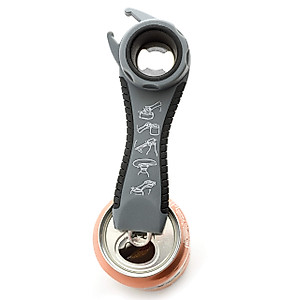 Norpro Multi, Bottle, Gripper Pad for Weak Hands, 6 in 1 Jar Opener