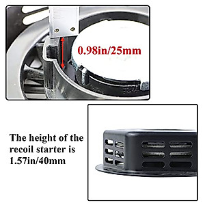 WOTIAN Recoil Starter for Champion 212cc 196cc 224cc Pull Start Assembly Generator Parts Part#22.061000.00 with 4.26' Pull Cord