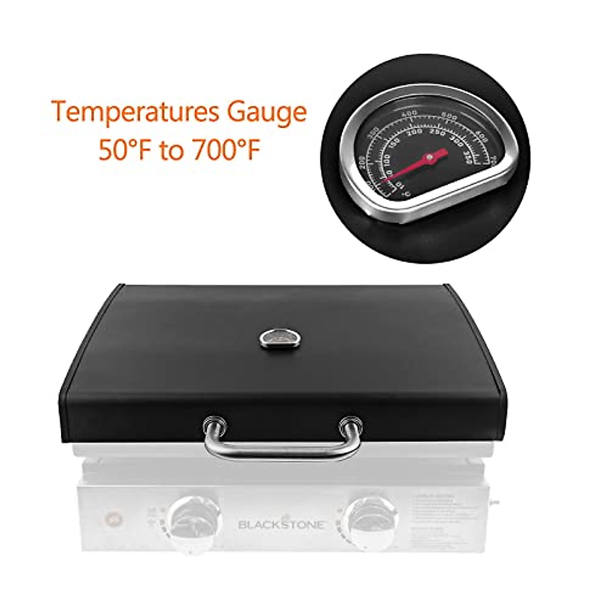 BQMAX 5011 Griddle Hood/Lid for Blackstone 22" and Griddle Cover Replacement Kit for Blackstone 22" Griddle-Camo