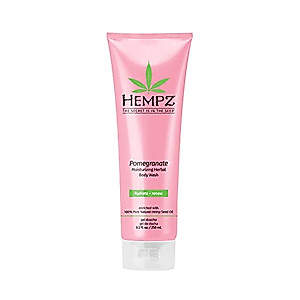 Hempz Herbal Body Wash, Pearl Pink, Pomegranate, 8.5 Fluid Ounce