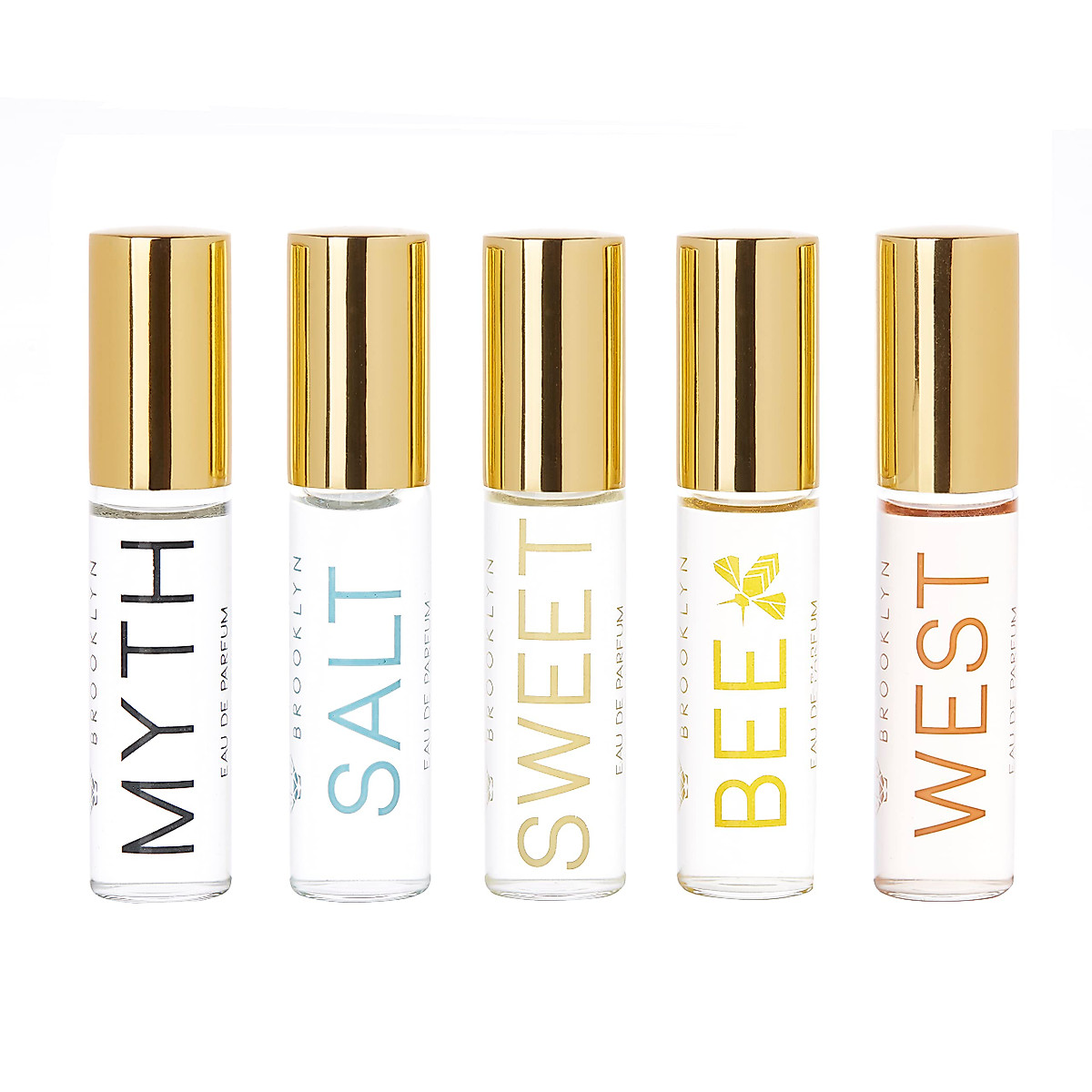 ELLIS BROOKLYN Limited Edition Fully Booked Rollerball Gift Set, Clear, 5-Piece Set (QBVG8406)