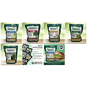 Nature Jims Radish Sprout Seeds – 16 Ounce Organic Sprouting Seeds – Non-GMO Premium Radish Seeds – Resealable Bag for Longer Freshness – Rich in Vitamins, Minerals, Fiber