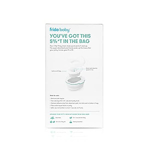 Frida Baby Poo + Pee Potty Liners | Leak-Proof, Super-Absorbent Liners Fits Most Potty Chairs for Easy Cleanup