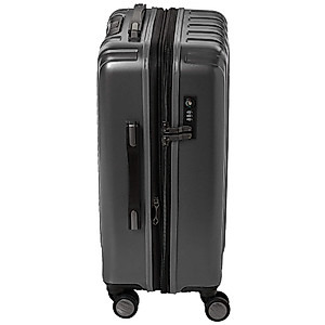 DELSEY PARIS Titanium Hardside Expandable Luggage with Spinner Wheels Carry-On Luggage, Graphite, Carry-On 21 Inch