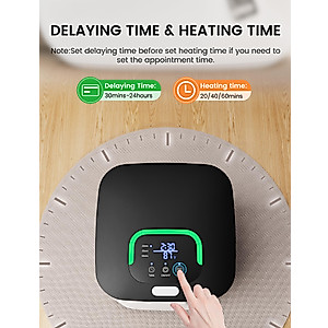 MEKO Towel Warmers for Bathroom, 23L Luxury Hot Towel Heater, Blanket Warmer Bucket, LED Display, Up to 24 Hours Delay, 3 Heating Modes and Child Lock for Oversize Bathrobes PJ's and More
