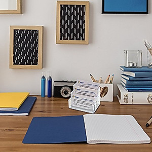 TecUnite 2 Pack Business Card Holder 3 Tiers Acrylic Card Stand Organizer Clear Card Holder Display for Office, 180 Cards Capacity