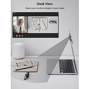 Stouchi Aluminum Mag-Safe Continuity Camera Mount, Upgraded iPhone Camera Mount Compatible with MacBook Pro, Air, iPhone 12 13 14 15 Series（Silver）