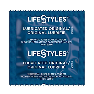 Lifestyles Ultra Lubricated Condom - Premium Lubricated Latex Condom- (Pack of 50)