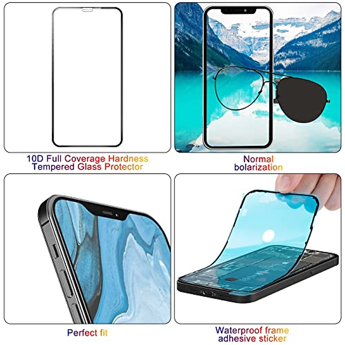 Premium for iPhone 11 Screen Replacement 6.1' 3D Touch Screen Repair kit (Model A2111, A2223, A2221) Digitizer Display Assembly With Back Plate, Waterproof Adhesive, Tempered Glass, Tools, Instruction