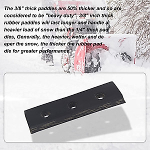 KINTLE 3/8" Universal Snow Blower Impeller Modification Kit Compatible with Modifies 2-Stage Machine Snow Blower (3 Pack)