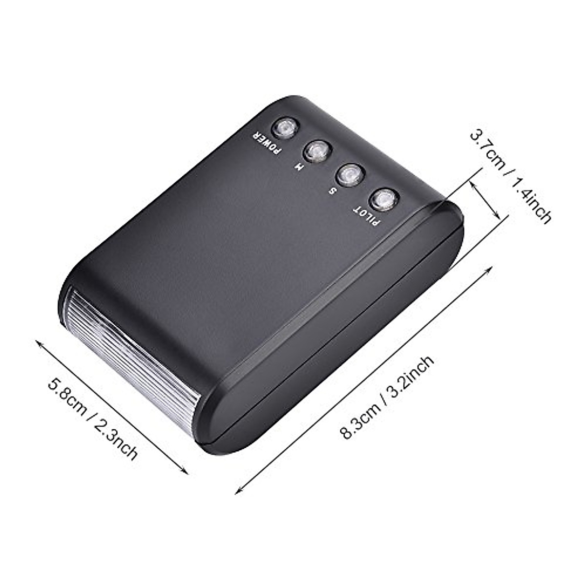 Mini Flashlight, Portable Digital On-Camera Flash Speedlite, Hot Shoe Mount Flashlight for DSLR Cameras