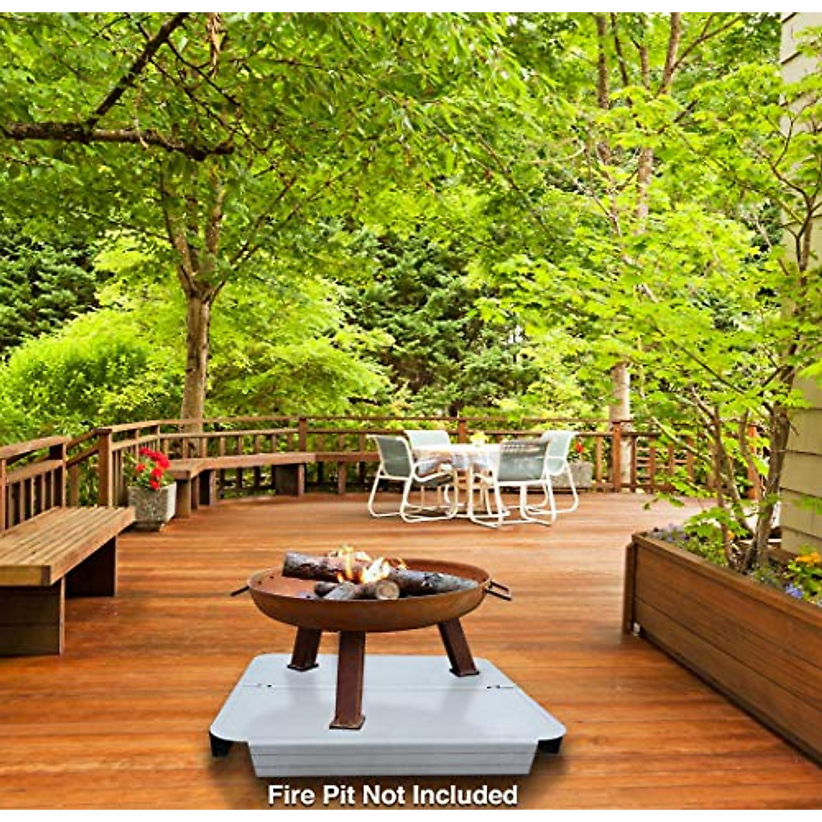 Deck Defender & Grass Guard PAD - Fire Pit Heat Shield