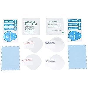 070 4Pcs Protective Film Lens Protector for Oculus Quest 2, Scratch-Resistant Lens Film VR Screen Cover Protectors for Virtual Reality Lenses, Accessories for VR Headsets