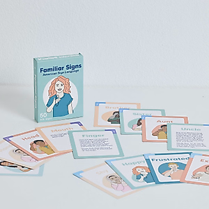 ASL Flash Cards - 200 American Sign Language Flash Cards for Beginners, Kids, Teens and Adults