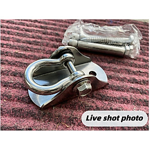 SELEWARE Heavy Duty Swing Hangers Stainless Steel Swing Hooks Ceiling Mount Swing Hardware for Porch Swing Set Hammock Chair Heavy Bag Yoga Silk 2 Pack