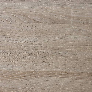 OS Home and Office Furniture Model four drawer chest, Contemporary Crosshatched Sandy Birch Laminate