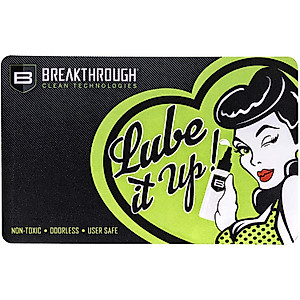 Breakthrough Clean Neoprene Rubber Gun Cleaning Mat with Polyester Top- Pistol/Handgun - Gun Accessories for Men and Women