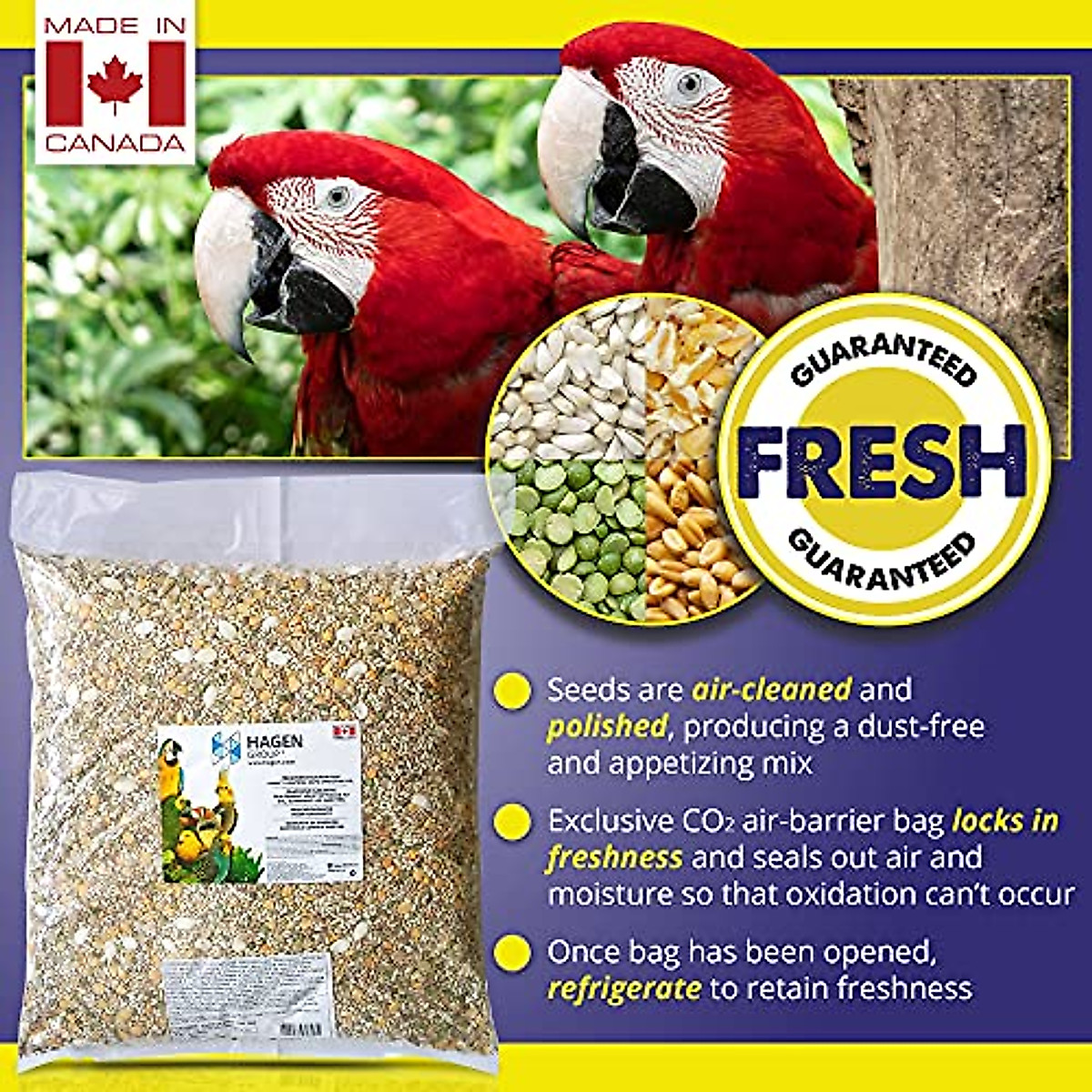 Parrot Vme Pro-Mix Seed, 25-Pound