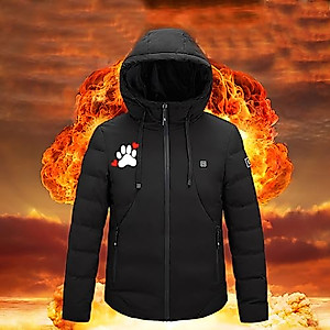 Muscularfit 2023 Heated Hoodies for Men Women 2023 Fashion 4 Heating Zones Unisex Smart Heated Jacket (Battery Pack not Included)