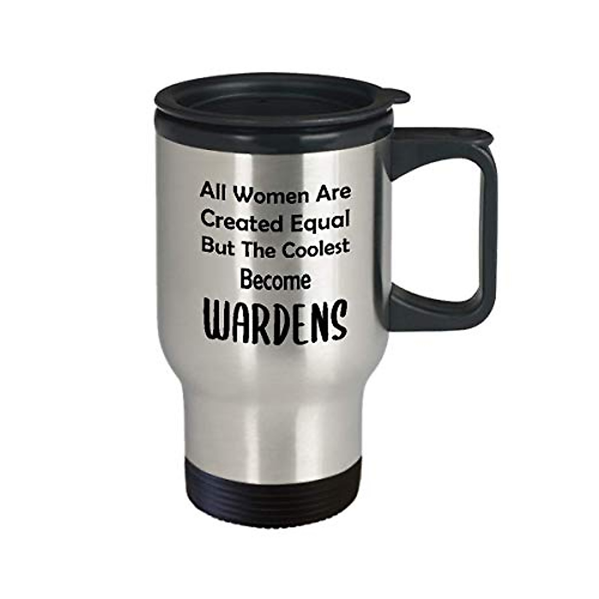Gifts for Female Warden Travel Mug Insulated Coffee Tumbler - Prison Warden Corrections Jail Administrator Admin Security Officer Correctional Guard Funny Cute Gag Appreciation Idea - Women Coolest