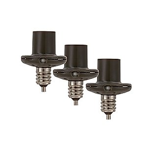 Utilitech 0302325 60W Candelabra Light Control - Gray 3-Pack