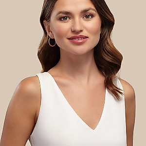 Silpada .925 Sterling Silver Hoop Earrings for Women, Jewelry Gift Ideas, 'Full Circle'