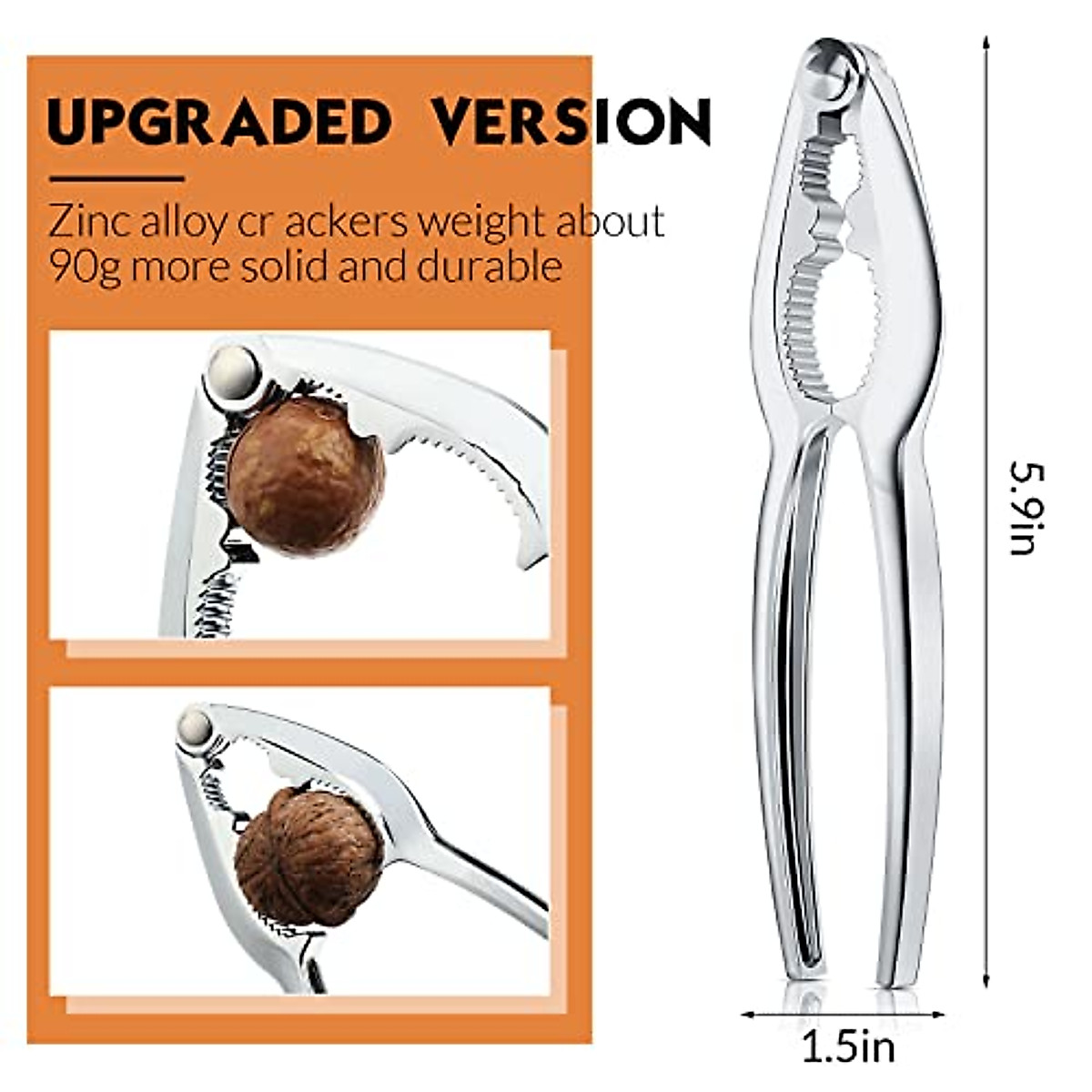 30 Pack Nut Crackers Tool Bulk Crab Crackers and Tools Heavy Duty Crab Leg Claw Crackers Opener Tool for Nuts Shellfish Seafood Home Restaurant Kitchen Crumbled Tools