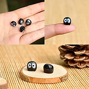 Glow in Dark Tree Elves,Mini Resin Briquette Elves,Gardening Potted Decorative Doll,Figurine Ornaments,Miniature Landscape Fairy Garden Gnome Decoration,Patio,Balcony,Outdoor,Lawn Decorations 50PCS