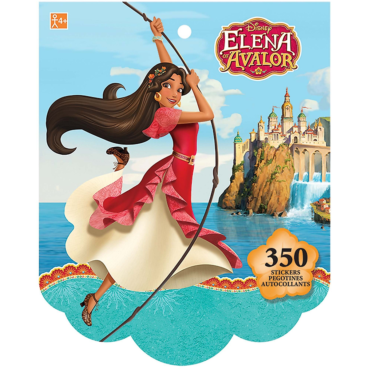 Amscan Disney Elena of Avalor Sticker Book, Party Favor, Multi- Colored, 350 Count