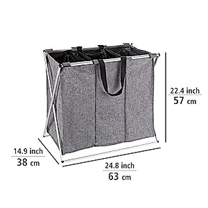 Wenko Trio Laudry bag, Gray